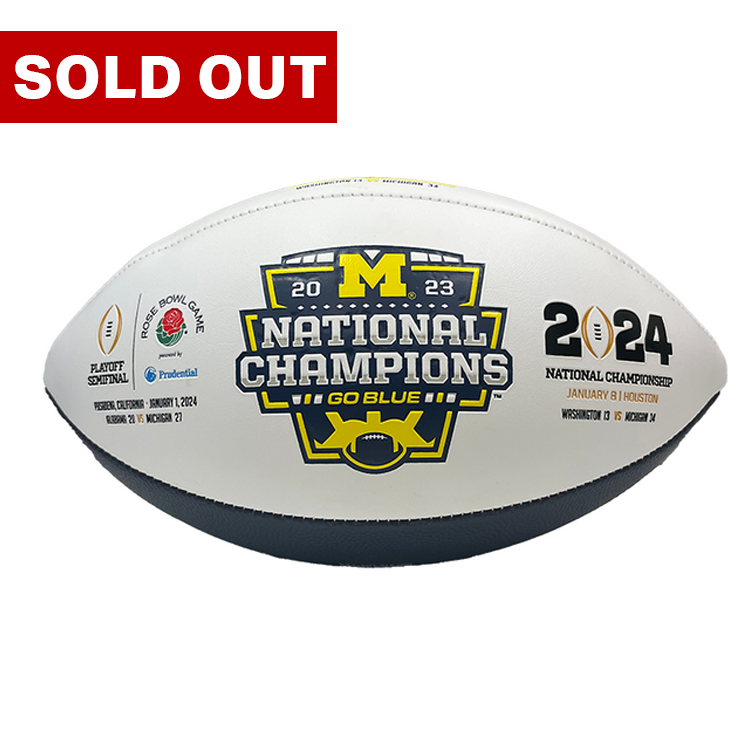 Score Michigan Wolverines 2023 Exclusive National Championship Football ...
