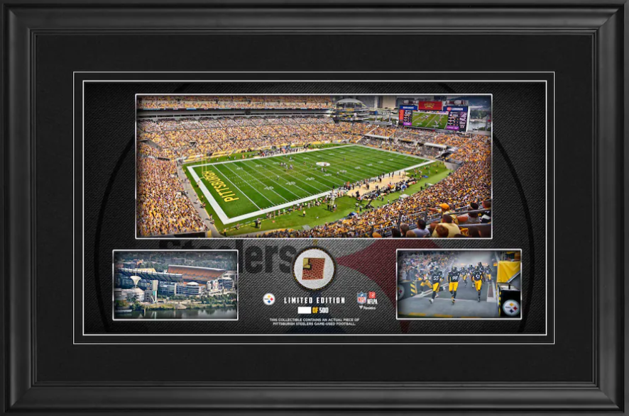Pittsburgh Steelers Framed 10" x 18" Stadium Panoramic Collage with ...