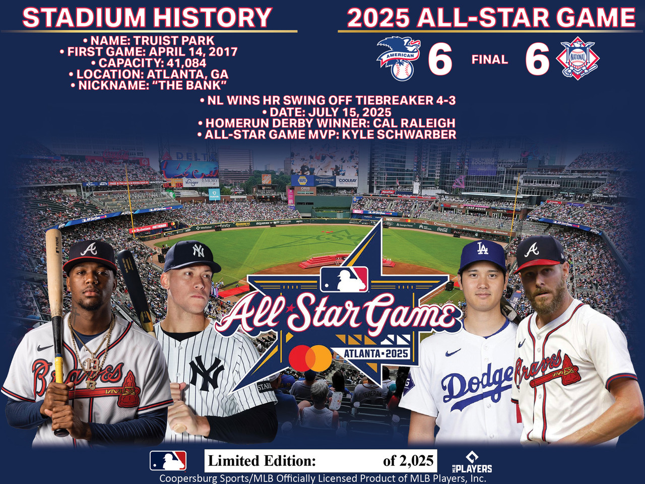 Shop Atlanta 2025 All-Star Game Bat Limited Edition of 2025