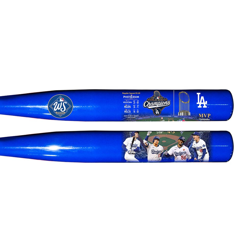 Shop Los Angeles Dodgers 2025 World Series Champions Bat Limited ...