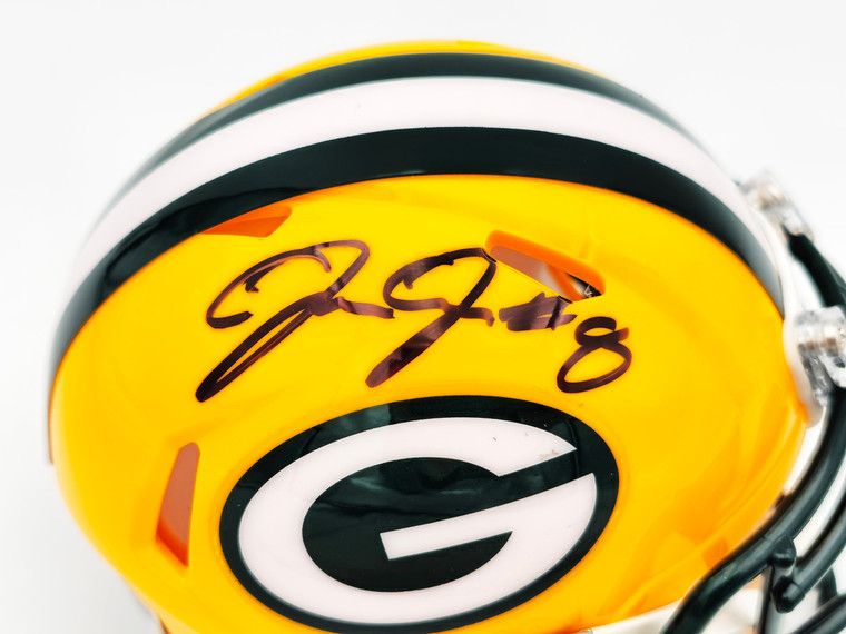 Shop Josh Jacobs Green Bay Packers Autographed Mini Helmet