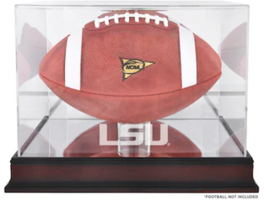 Louisiana State University Mahogany Football Case | Nikco Sports ...