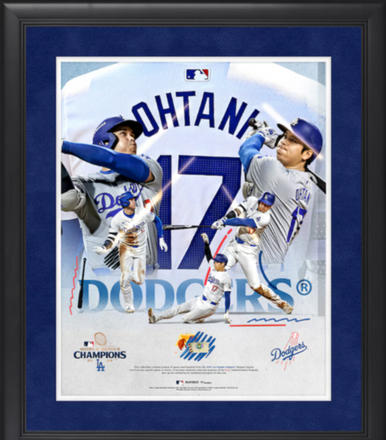 Shohei Ohtani Los Angeles Dodgers Framed 2024 World Series Champions ...
