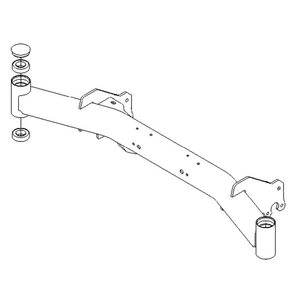 TORO - 139-8968 - FRONT AXLE ASSEMBLY - Original Part | Toro Mower Parts