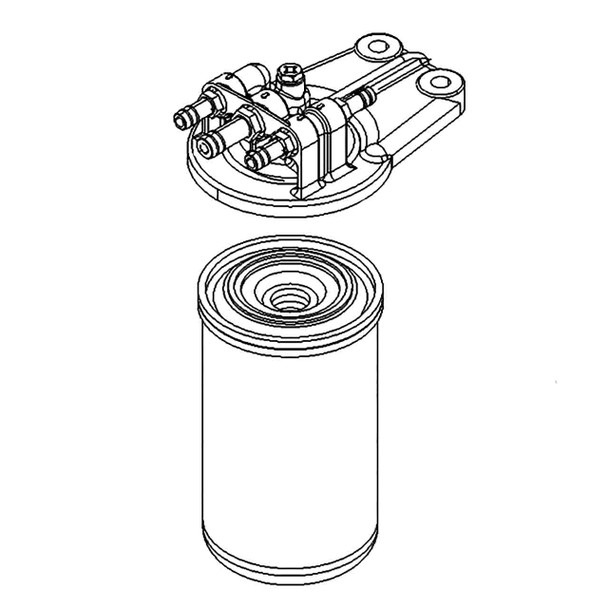 TORO - 127-3075 - FUEL/OIL FILTER ASSEMBLY - Original Part | Toro Mower ...