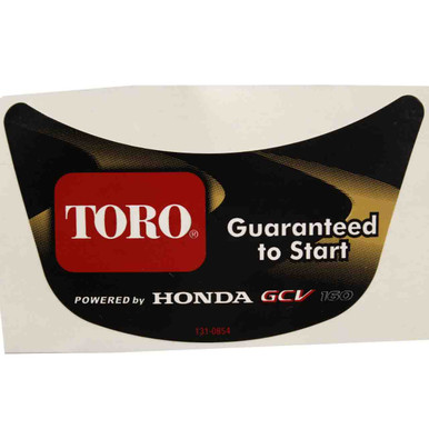 TORO 131-0854 - DECAL-SHROUD HONDA - Genuine Part