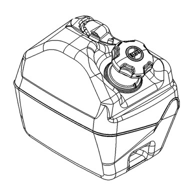 TORO 140-4343 - FUEL TANK ASSEMBLY 5 GAL - Genuine Part