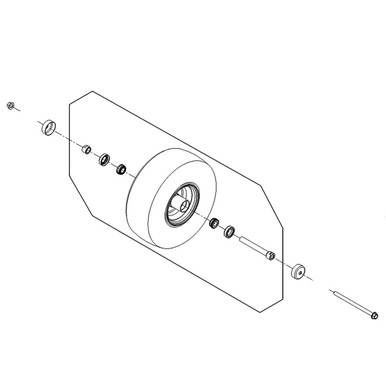 TORO 140-4943 - ASSEMBLY-PNEUMATIC 15X6.50-6 - Genuine Part