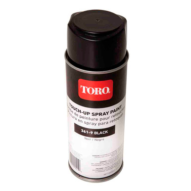 TORO 361-9 - PAINT-SPRAY TORO SEMI-GLOSS BLACK - Genuine Part