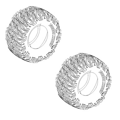 Rear Tire Kit For TITAN TORO Mower Model 76401