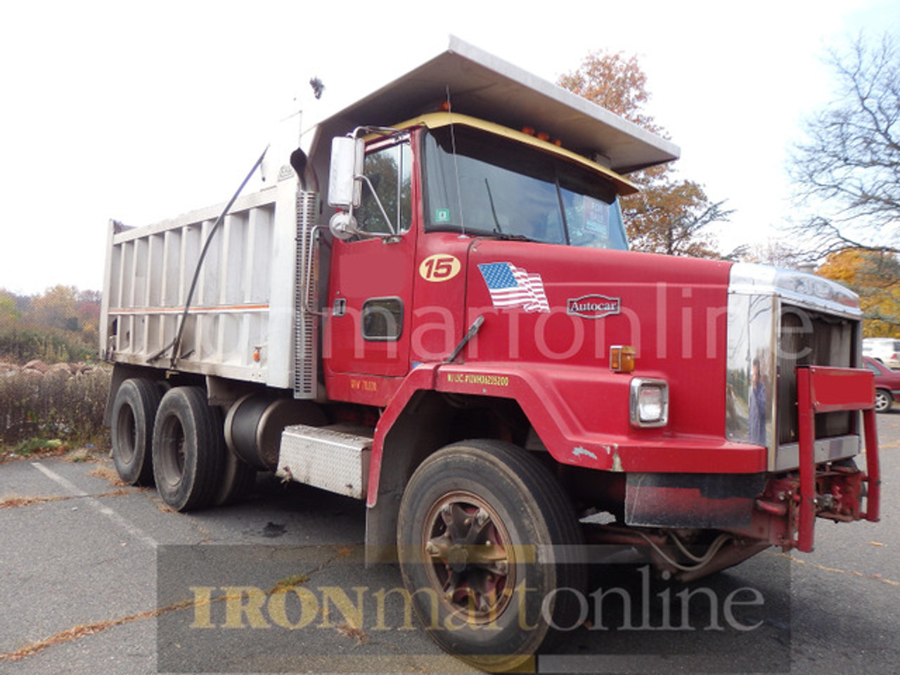 1988 Autocar Tandem Axle Dump Truck Used For Sale