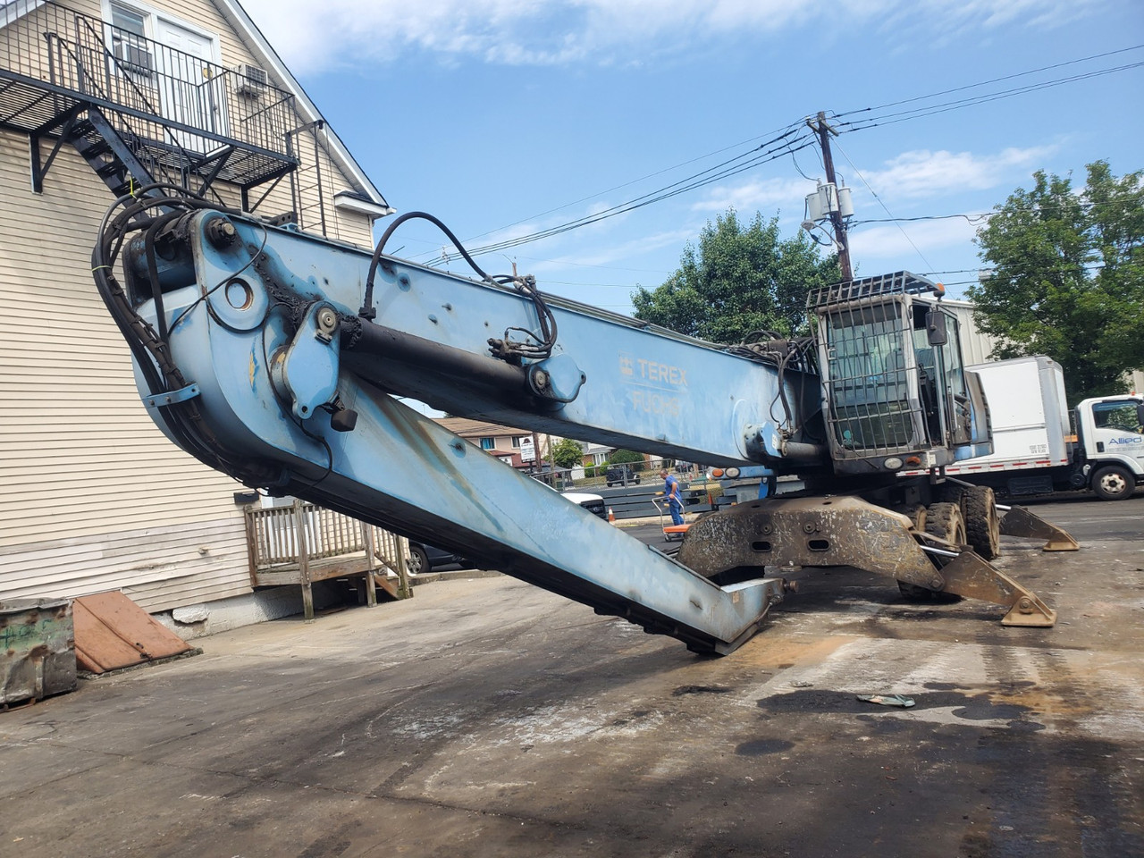Used 2011 Terex Fuchs MHL 350 - MATERIAL SCRAP HANDLER - 51' Reach ...
