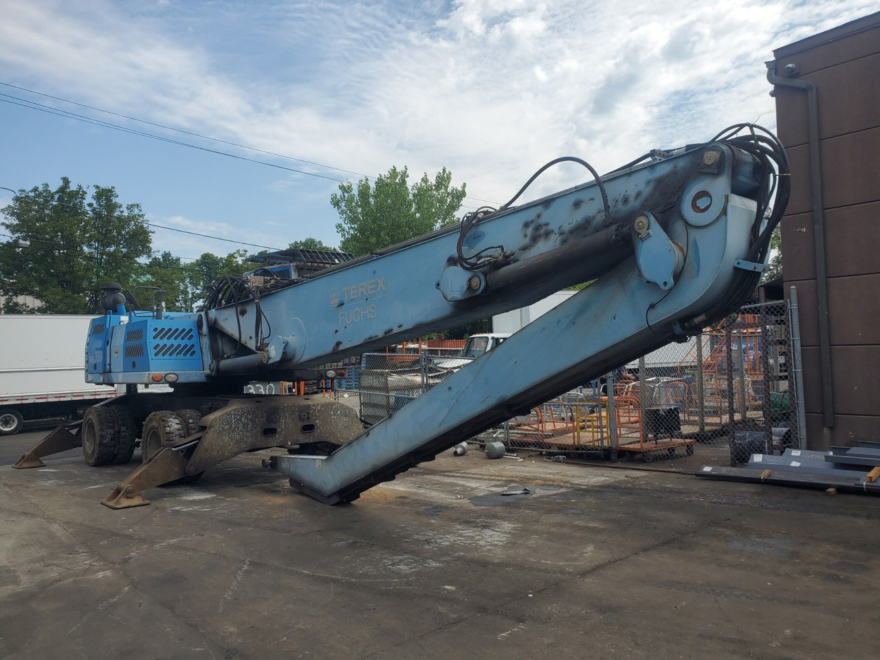 Used 2011 Terex Fuchs MHL 350 - MATERIAL SCRAP HANDLER - 51' Reach ...