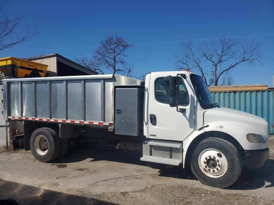Used FREIGHTLINER M2 CDL, 14' Aluminum Body, CAT C7 w/196,251. Equipped ...