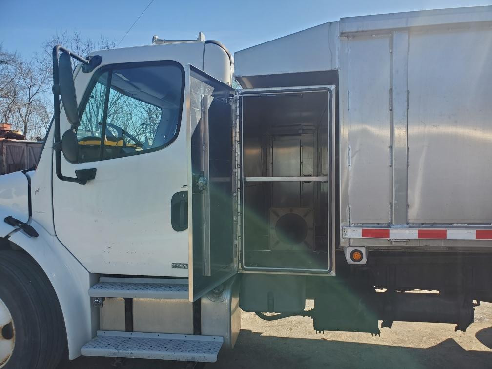 Used FREIGHTLINER M2 CDL, 14' Aluminum Body, CAT C7 w/196,251. Equipped ...