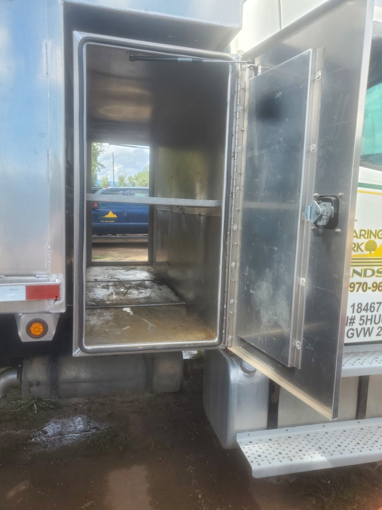 Used FREIGHTLINER M2 CDL, 14' Aluminum Body, CAT C7 w/196,251. Equipped ...