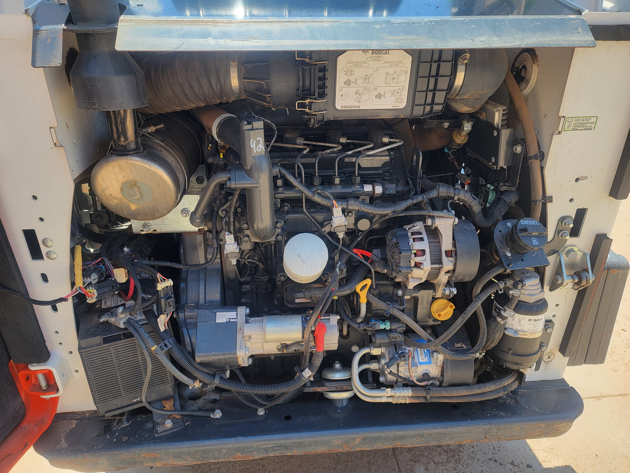 OBCAT T595 Skid Steer Track Loader Enclosed Cab