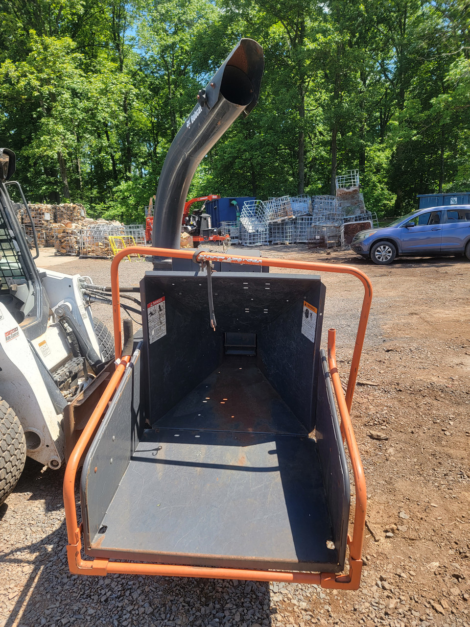 BOBCAT WC-8 Chipper Attachment for Skid Steer Double Mount Option, 8 ...