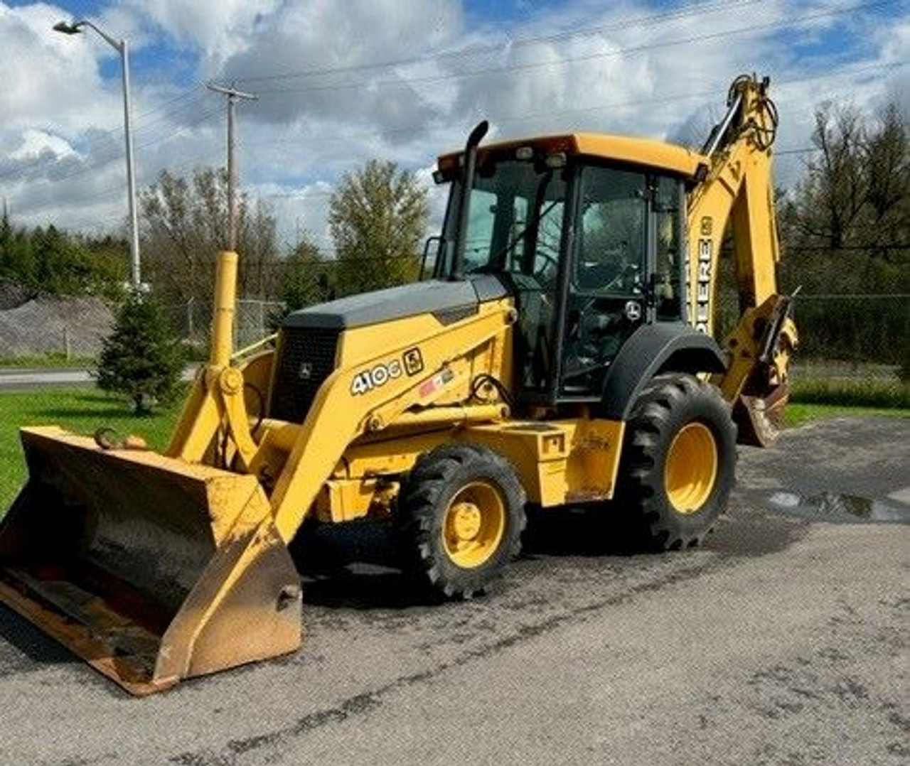 JOHN DEERE 410G Ext-a-Hoe