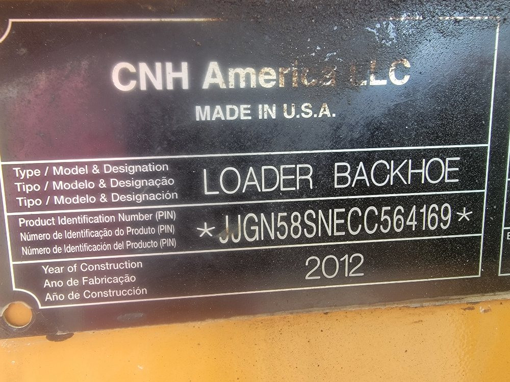 CASE 580 SUPER N Loader Backhoe