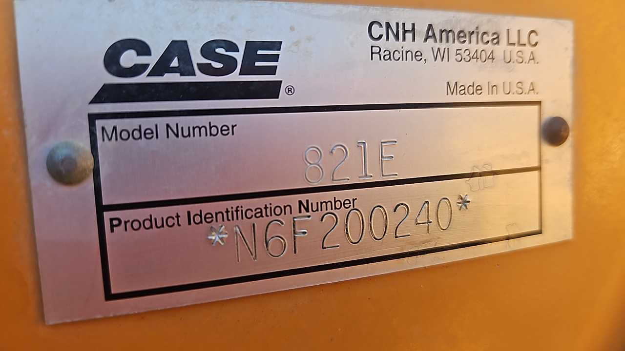 CASE 821E Wheel Loader