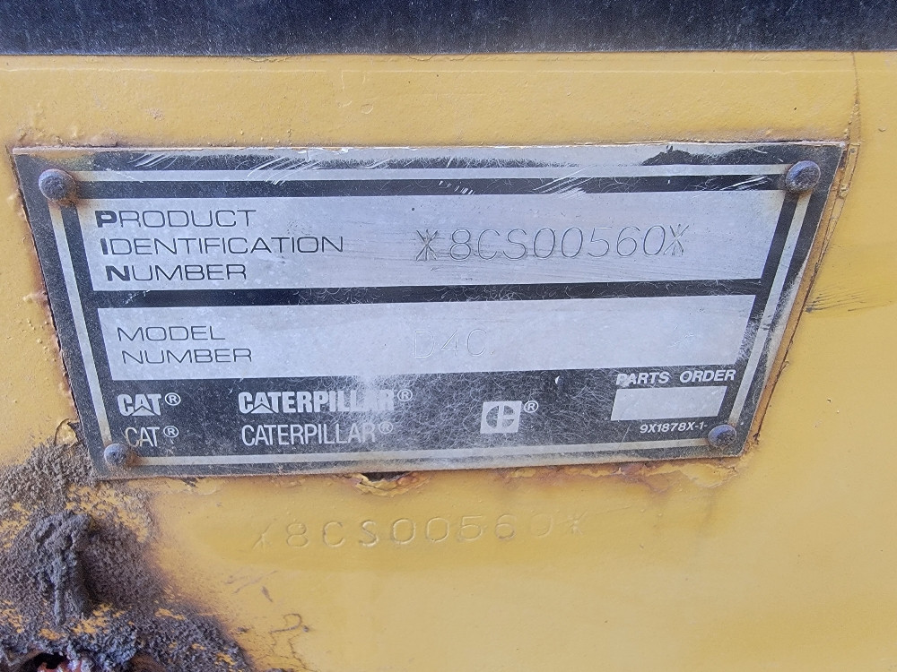CAT D4C XL Hystat Dozer