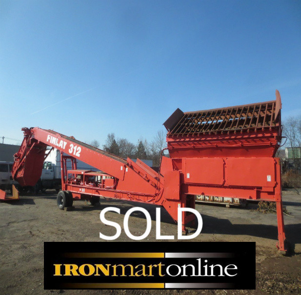 Terex Finlay 312C Mobile Screening Plant used for sale