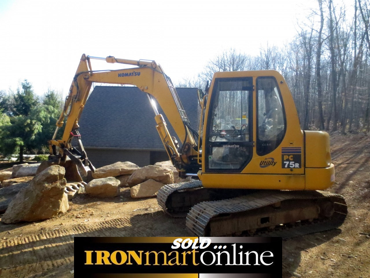Komatsu PC75R-2 Excavator used for sale