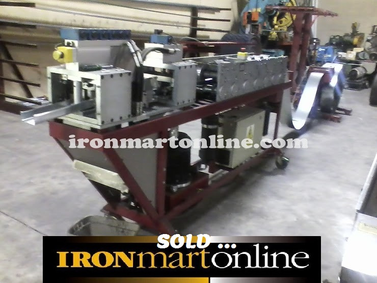 Nucon Steel Model #755 light gauge stud roll forming machine