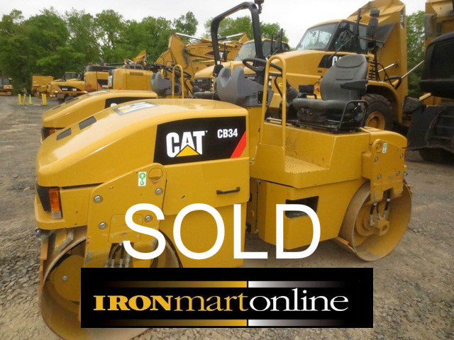 caterpillar CB 34 | vibratory compactor | cat cb34 | used cat machinery