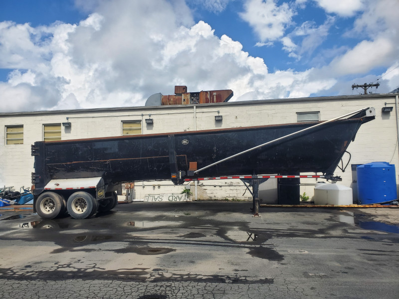 Used MAC AR450 Steel 39' Frameless End Dump Trailer
