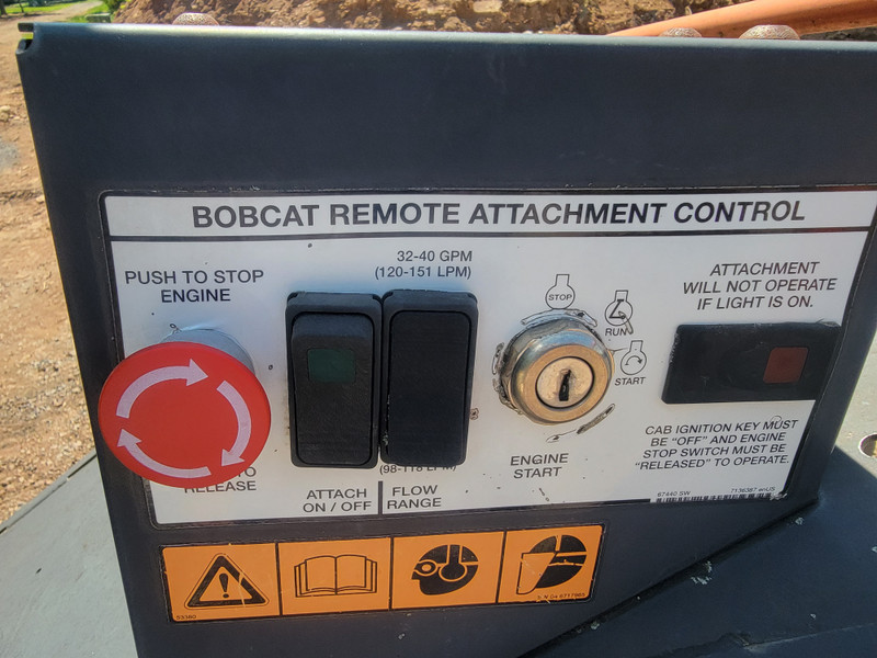 BOBCAT WC-8 Chipper Attachment for Skid Steer Double Mount Option, 8 ...