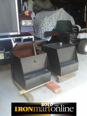 Steel Diamond Plate Walk-in Floor 50 Gallon Wet Tank