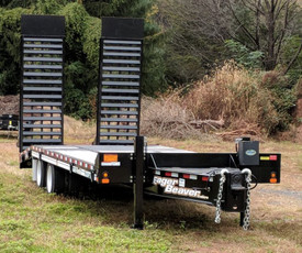 Used 20Ton Tag-a Long Trailer - Eager Beaver 20XPT