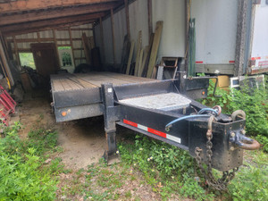 TALBERT 20 Ton Tag-a-Long 21ft Flat Deck Trailer