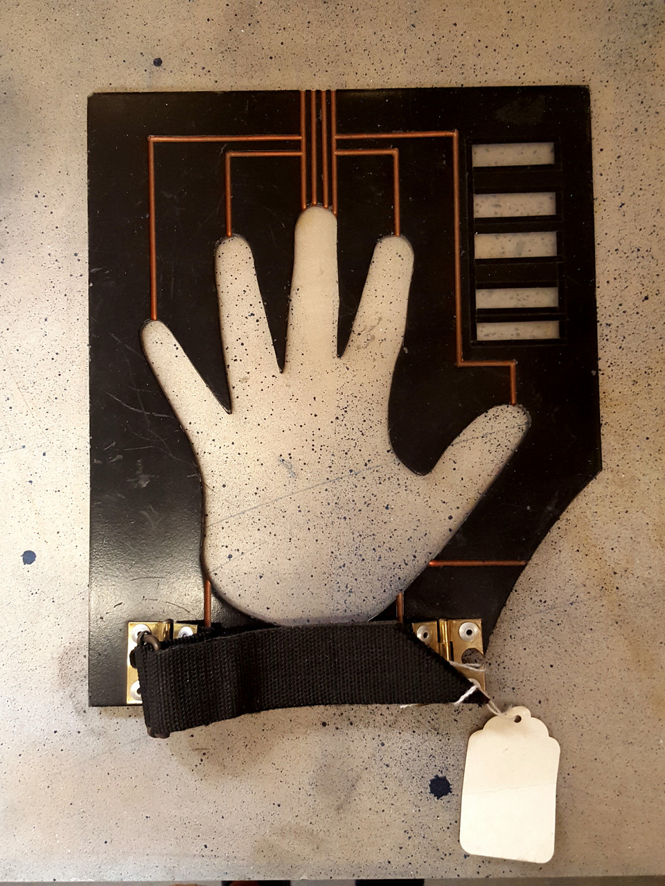 Futuristic Black Scifi Space Hand Scanner Wall Control Panel - Harveys ...