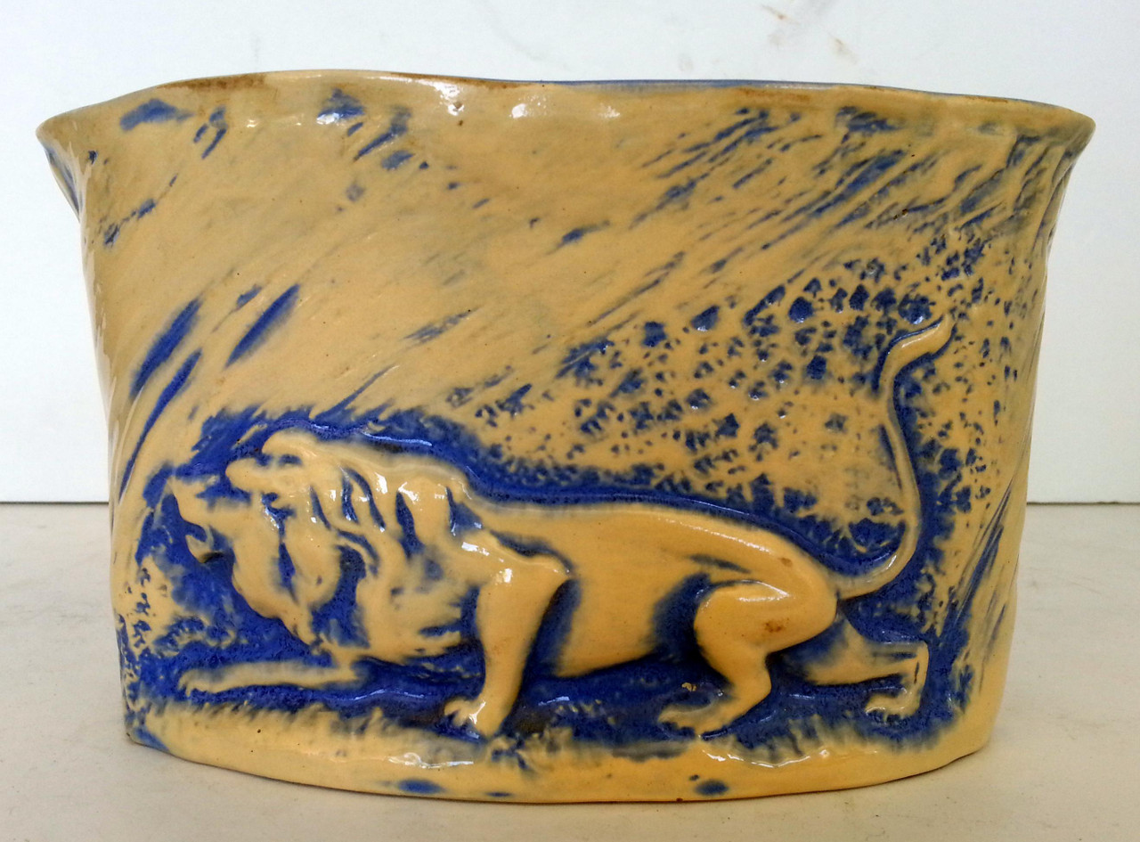 Mid-Century Stalking Lion Vase - Harveys on Beverly
