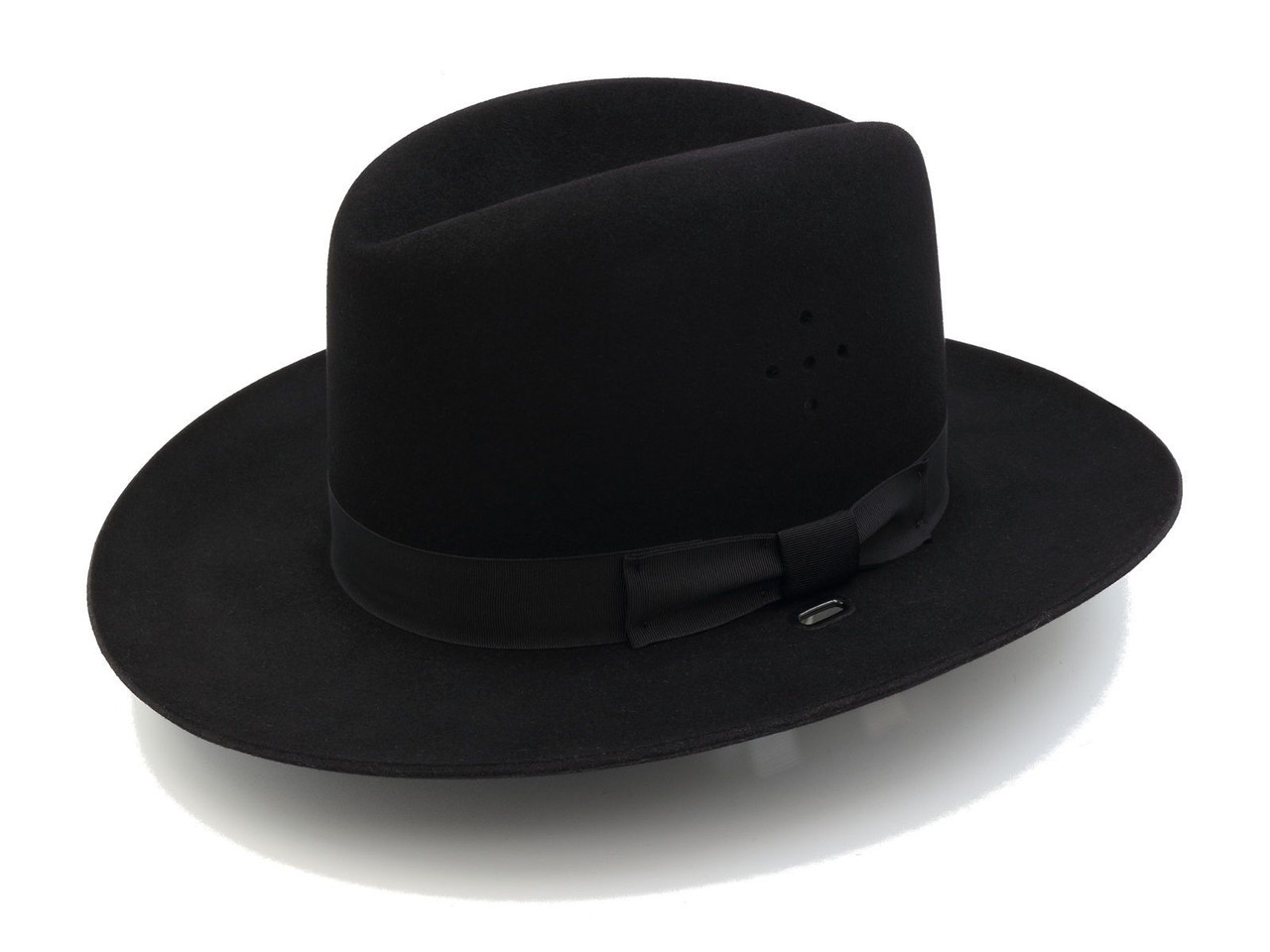 Black Stratton Sheriff Hats | J. Higgins