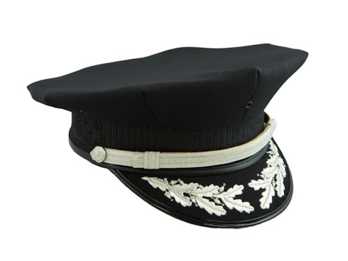 8 Point Black Police Cap | J. Higgins