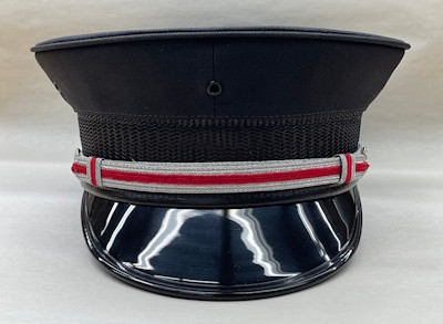 Silver & Red Cap Straps | J. Higgins