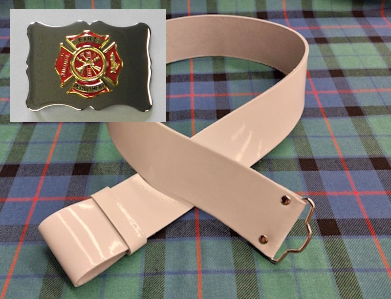 White Honor Guard Belts | J. Higgins, Ltd.
