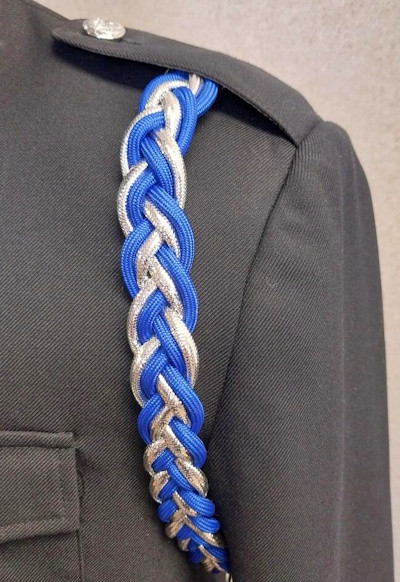 Metallic Silver Royal Shoulder Cords | J. Higgins