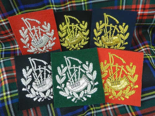 Pipe Major Bagpipe Insignias | J. Higgins, Ltd.
