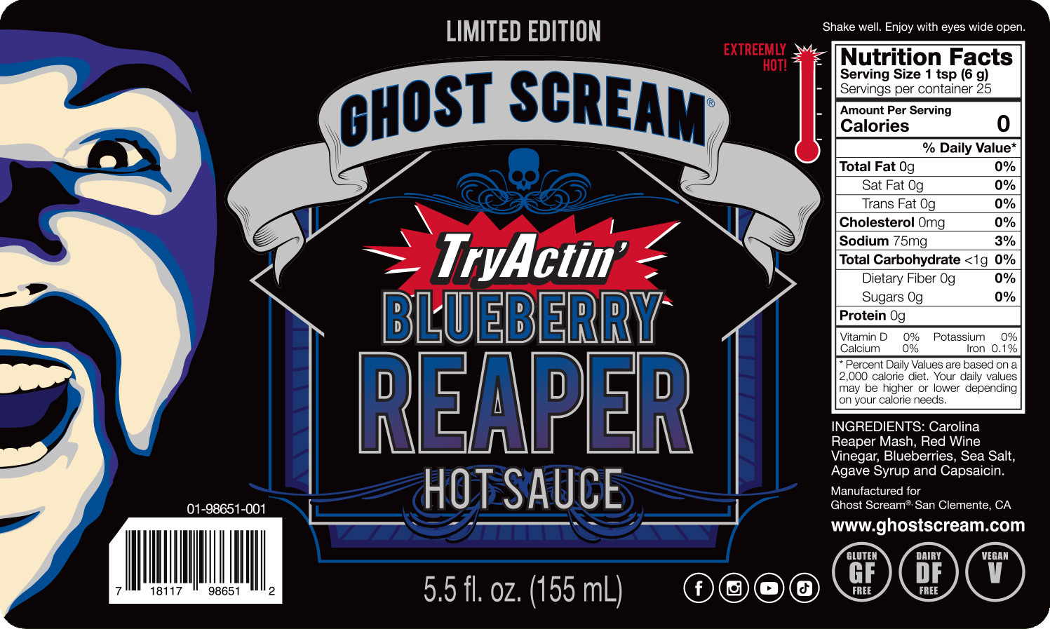 TryActin' Blueberry Reaper - EXTRA HOT