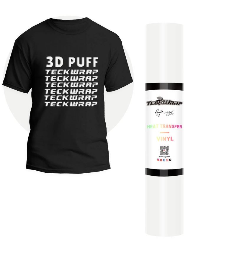 Teckwrap 3D Puff HTV - White - Burntwood Solutions Limited