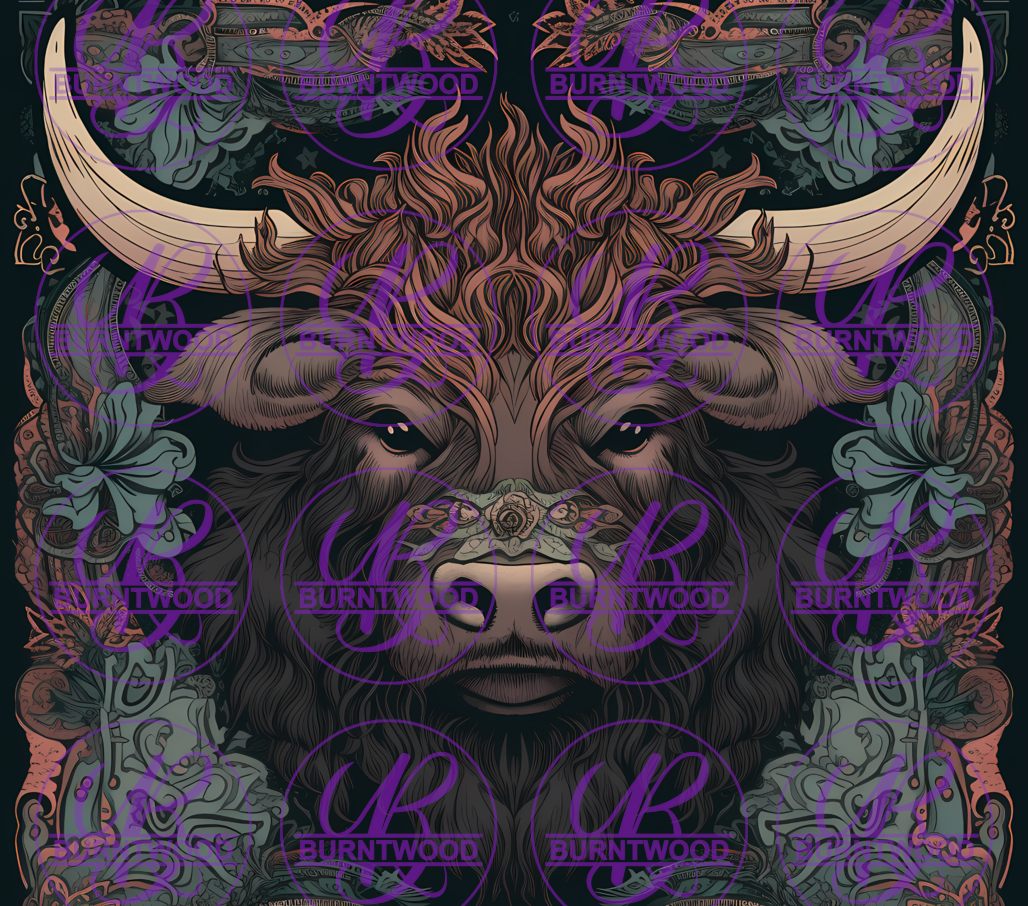 Gothic Highland Cow 8019 - Burntwood Solutions Limited