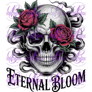 UV DTF Decal - Eternal Bloom 8183 - Burntwood Solutions Limited