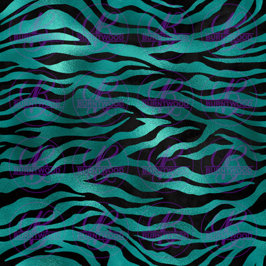 Teal Zebra Seamless 1635 - Burntwood Solutions Limited