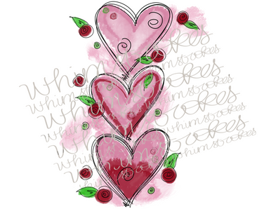 Stacked hearts