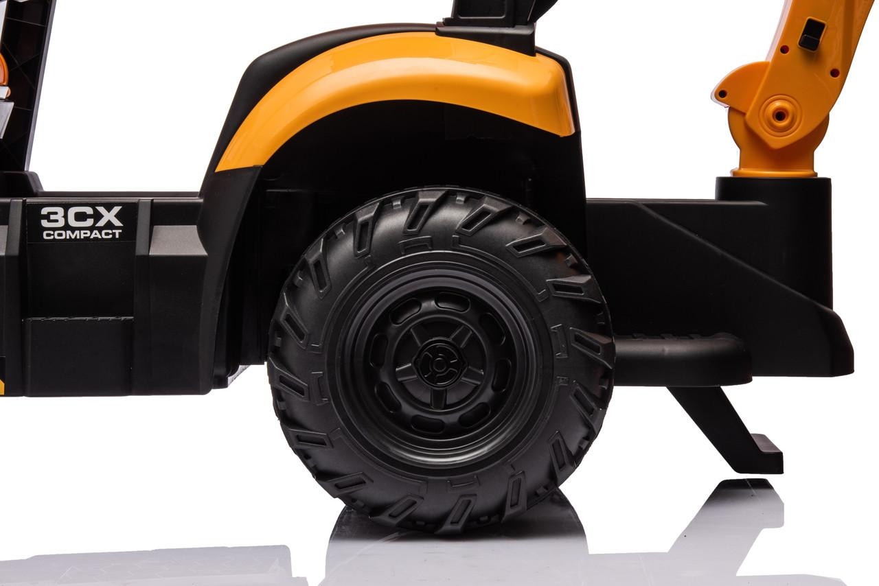 JCB Digger 12V Electric Ride On Tractor with Loader Backhoe